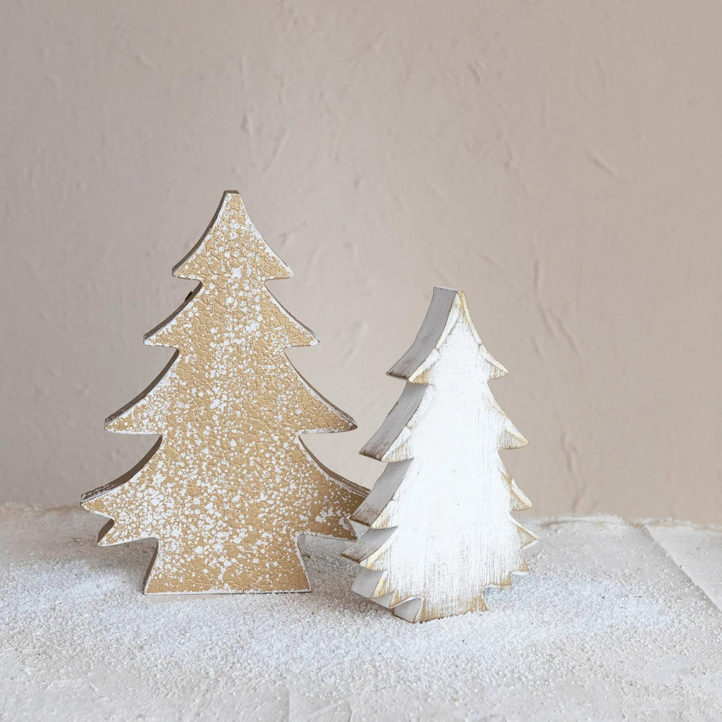 MDF Tree - Distressed Gold - 430 Holiday Decor - The Farmhouse